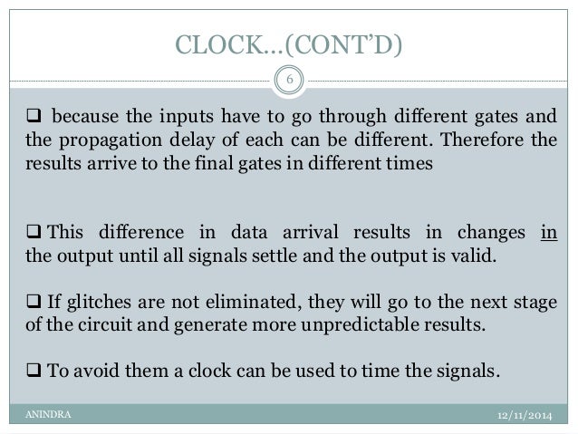 Synchronous and asynchronous clock