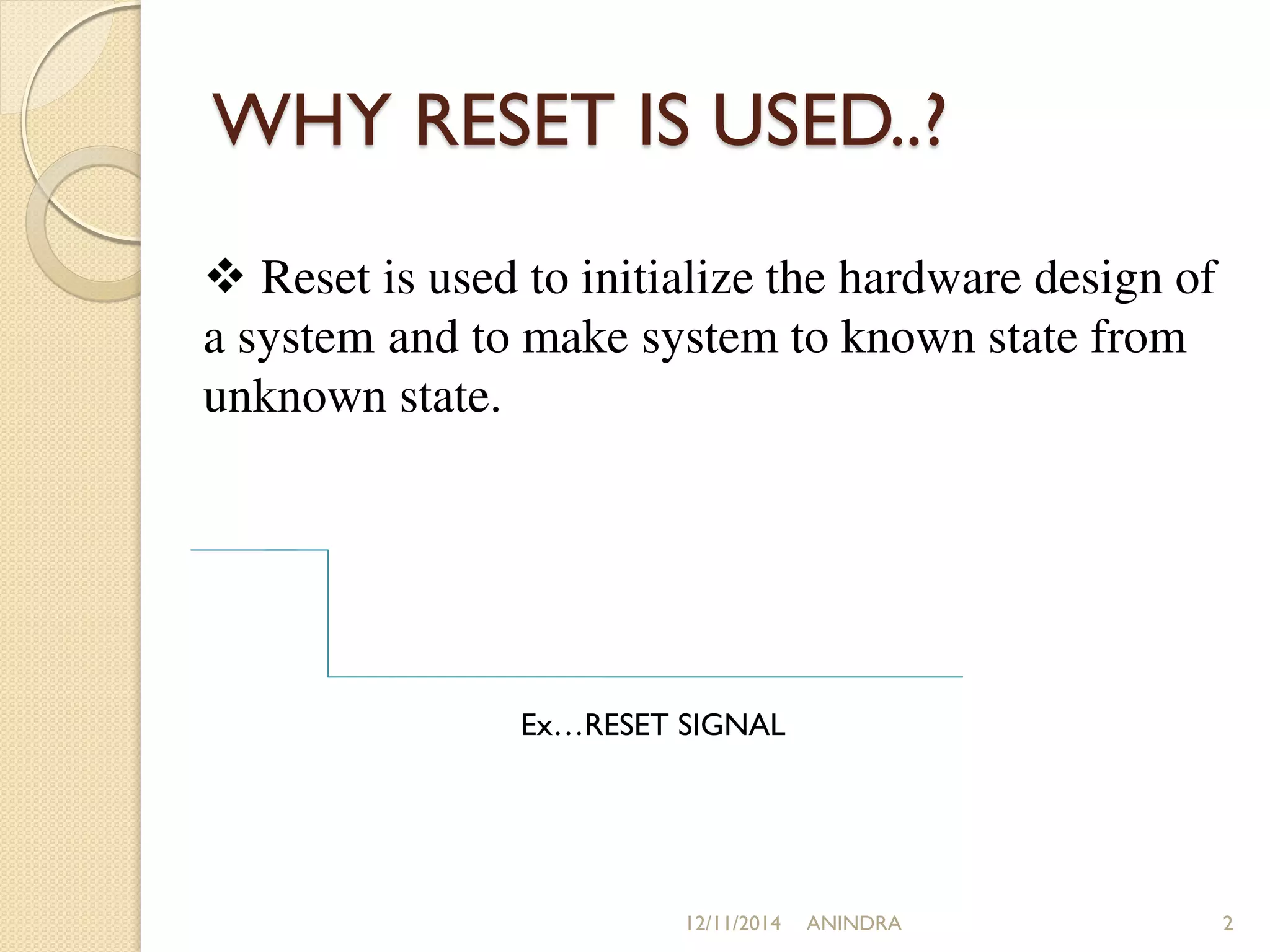 Synchronous And Asynchronous Reset Pdf Technology And Computing