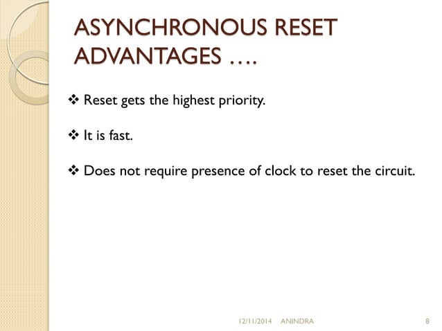 Synchronous And Asynchronous Reset Pdf Technology And Computing