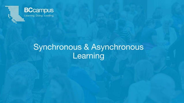 Basics of synchronous learning | PPT