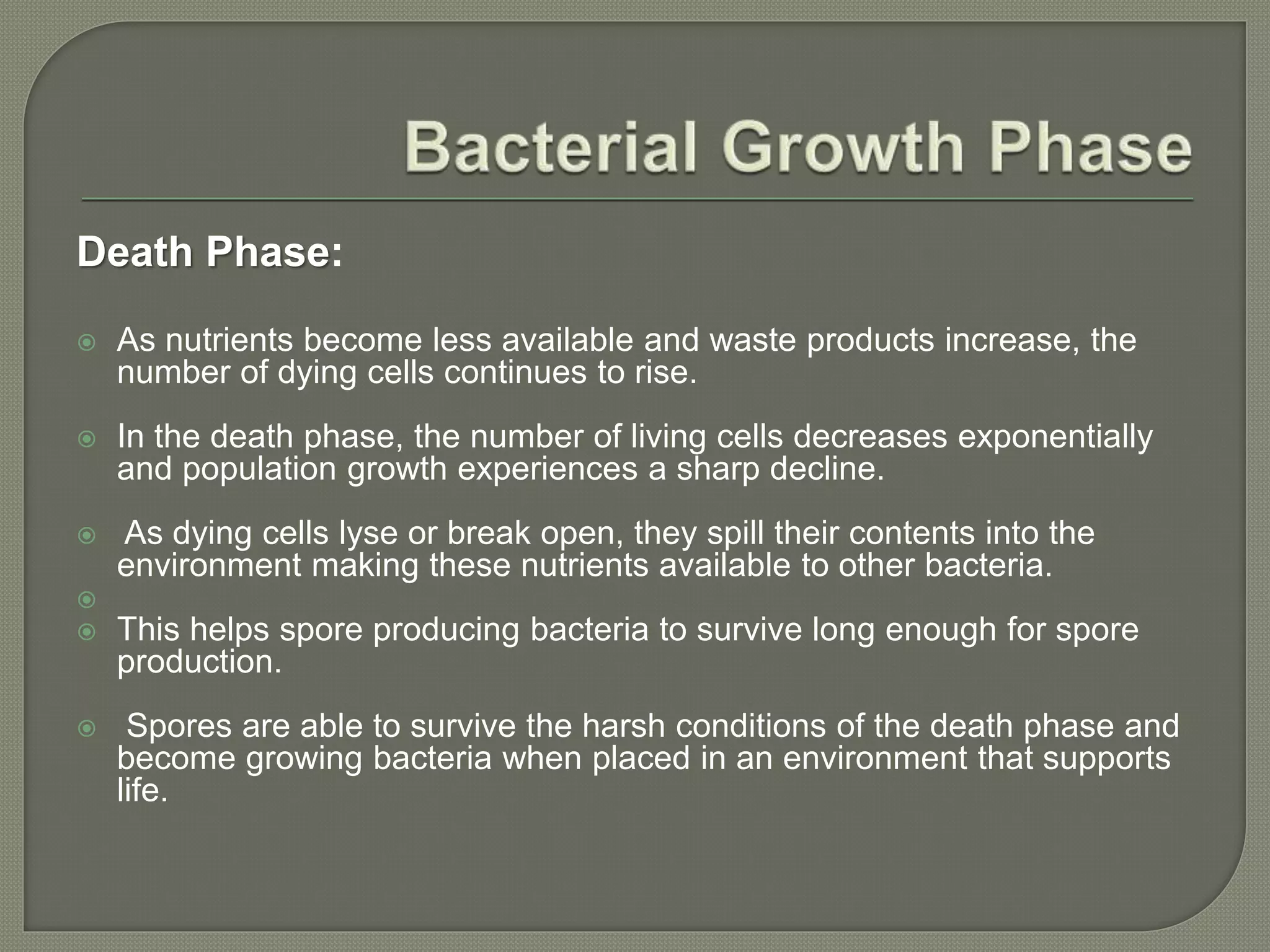 Bacterial growth : Diauxic growth,Synchronous growth and continuous ...