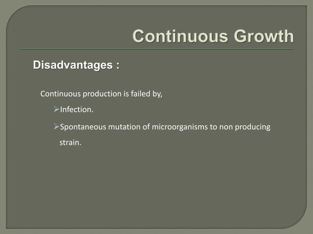 Bacterial growth : Diauxic growth,Synchronous growth and continuous ...