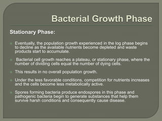 Bacterial growth : Diauxic growth,Synchronous growth and continuous ...