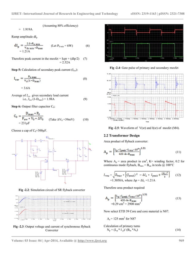Synchronous flyback converter with synchronous buck post regulator ...