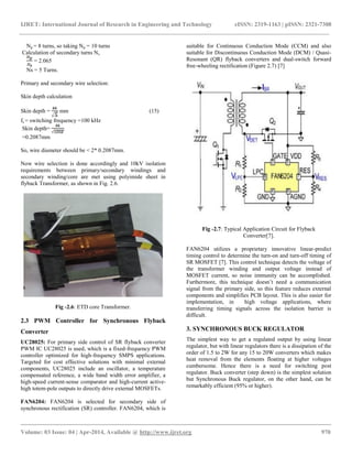 Synchronous flyback converter with synchronous buck post regulator | PDF | Consumer Electronics ...
