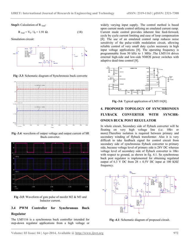 Synchronous flyback converter with synchronous buck post regulator ...