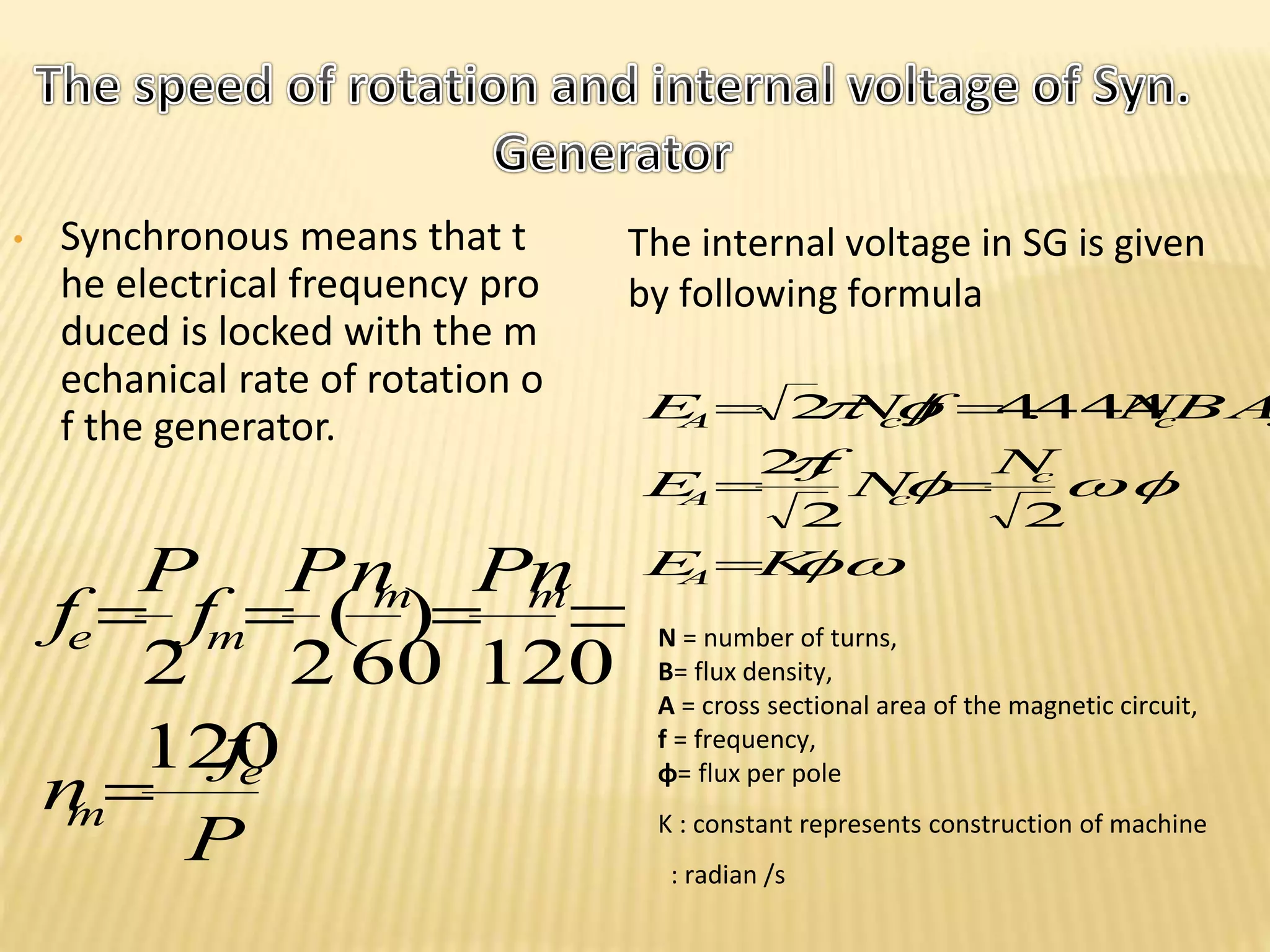 Synchronous generator | PPT