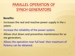 Synchronous generator | PPT