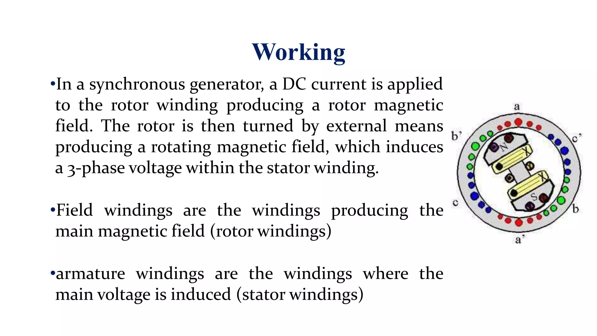 Synchronous generator construction | PPT