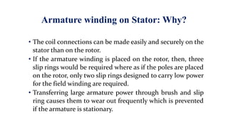 Synchronous generator construction | PPT