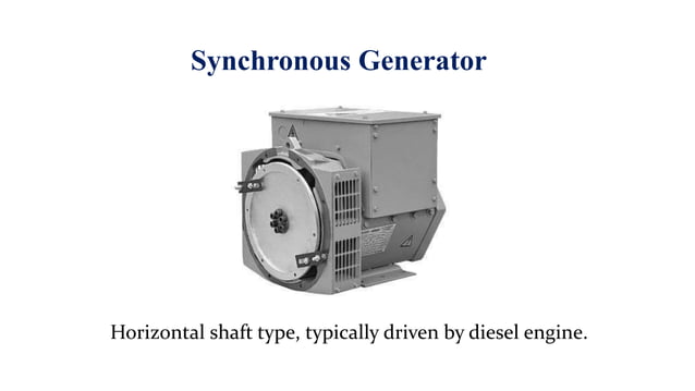 Synchronous generator construction | PPT | Physics | Science