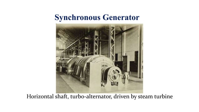 Synchronous generator construction | PPT | Physics | Science