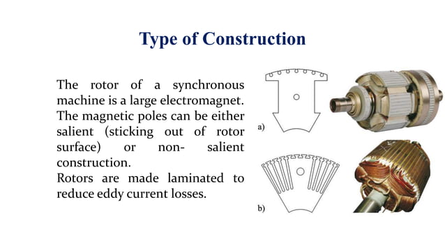 Synchronous generator construction | PPT | Physics | Science
