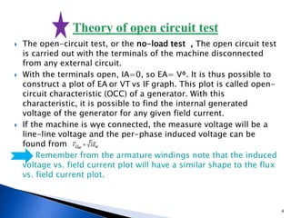 Synchronous Generator Loading Characteristics | PPTX