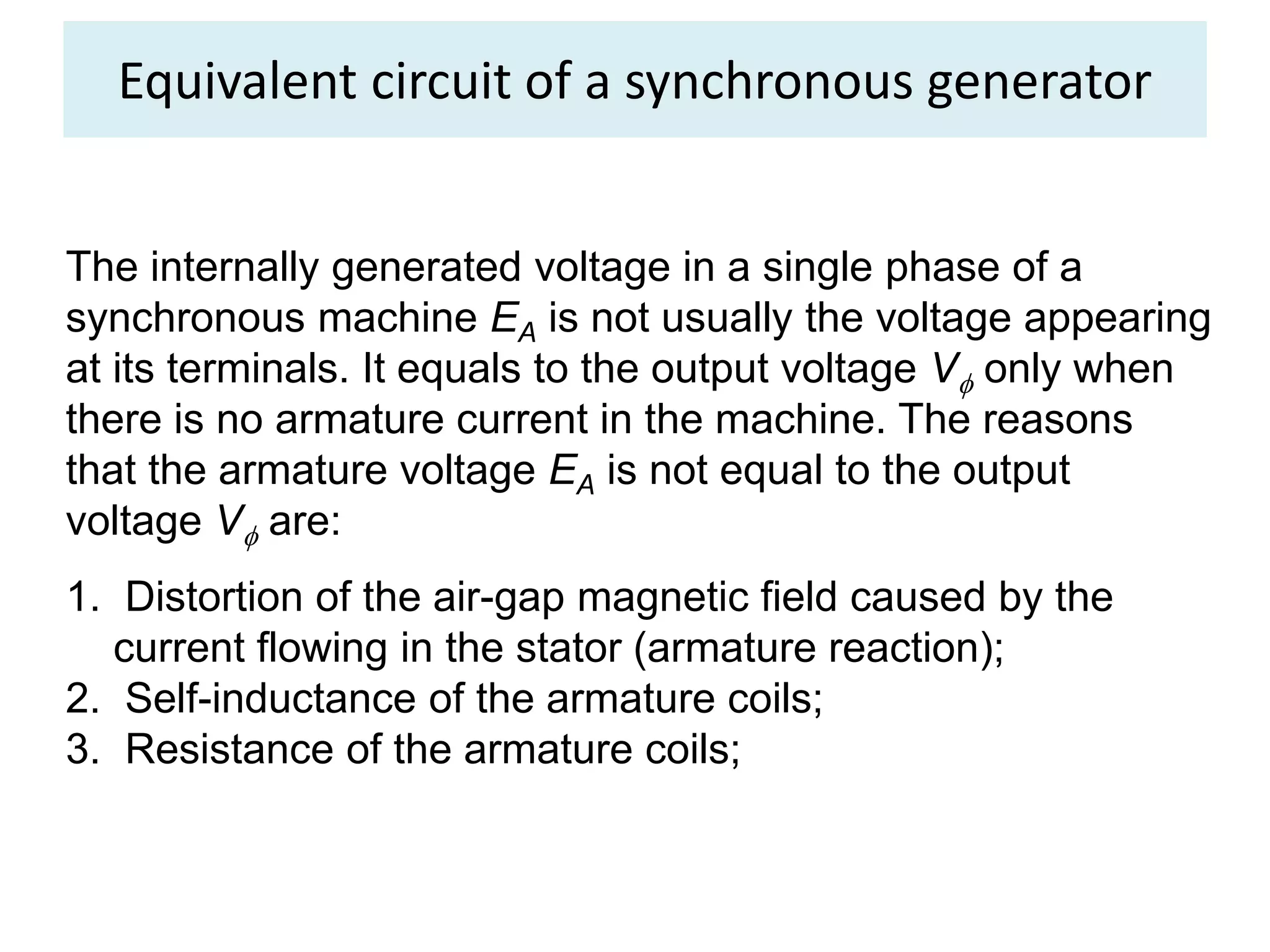 Synchronous generators | PDF