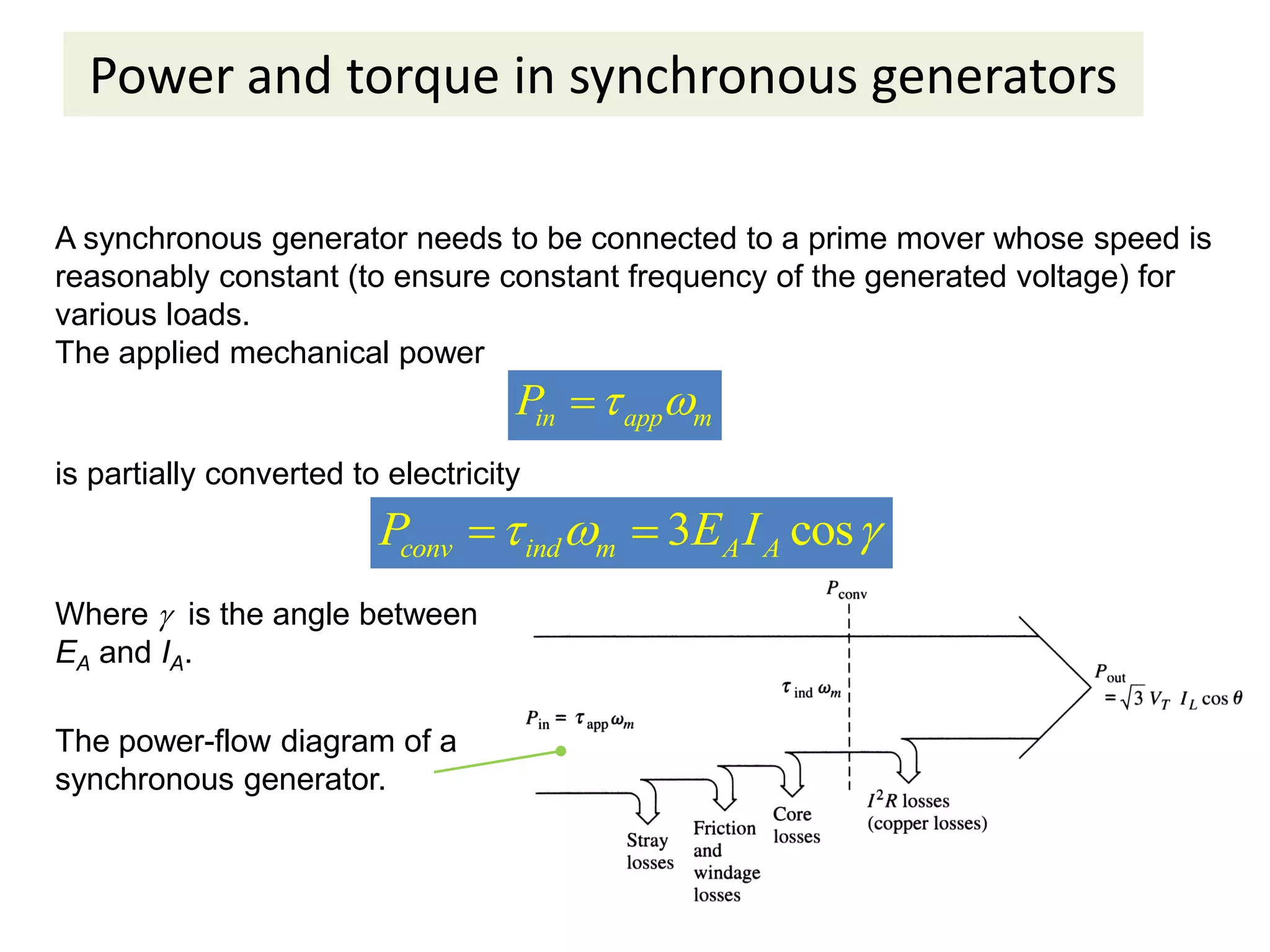 Synchronous generators | PDF