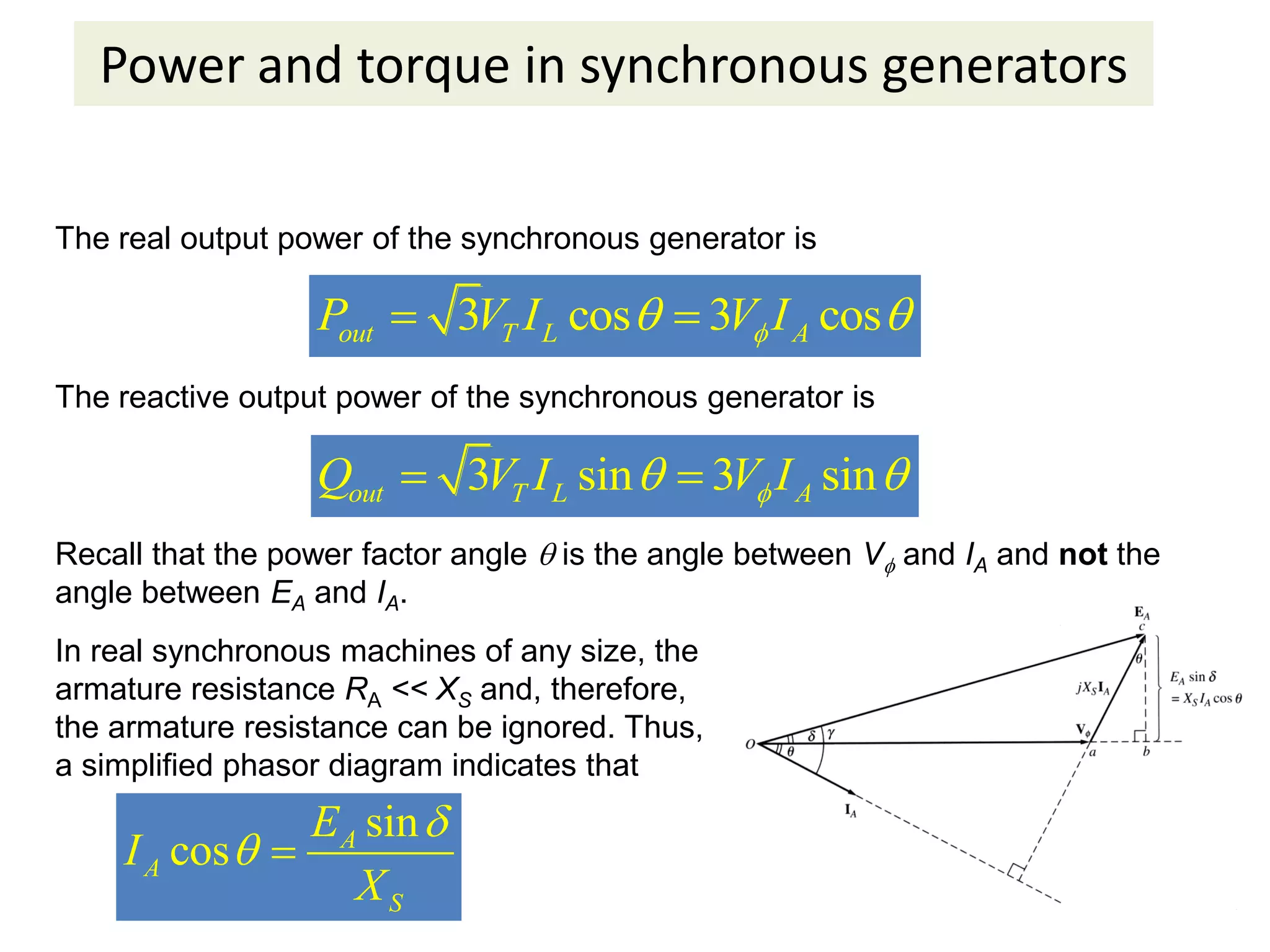 Synchronous generators | PDF