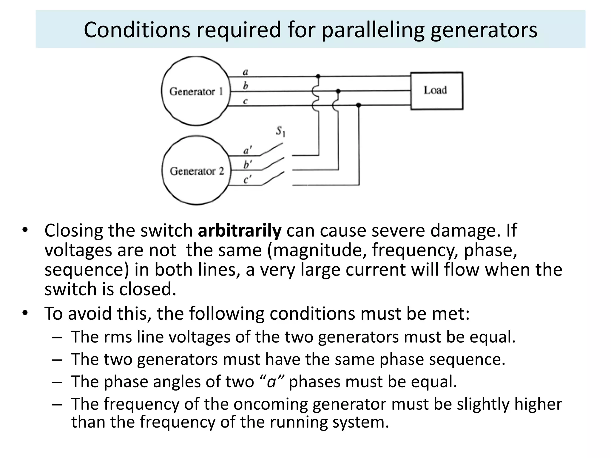 Synchronous generators | PDF