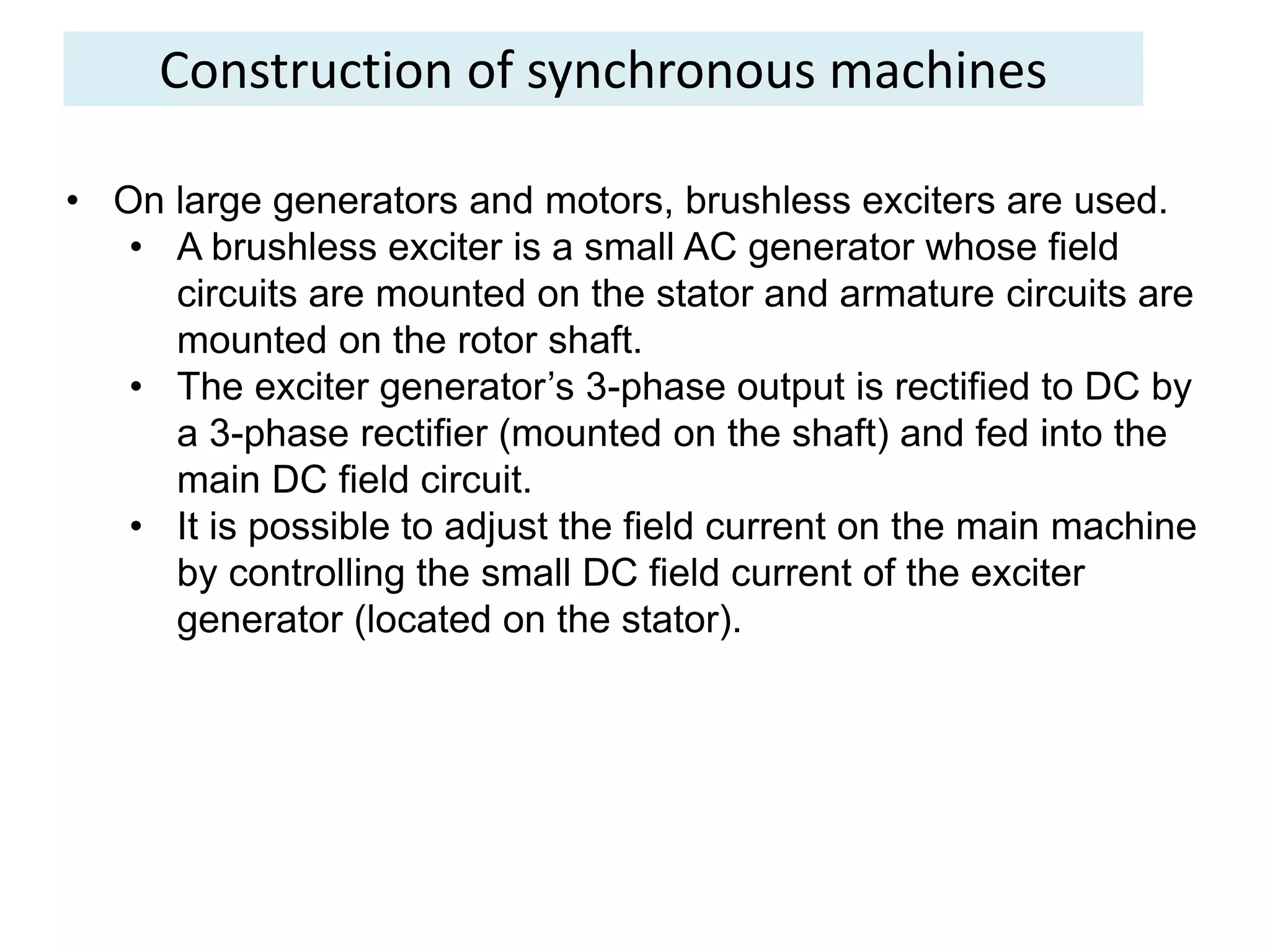 Synchronous generators | PDF