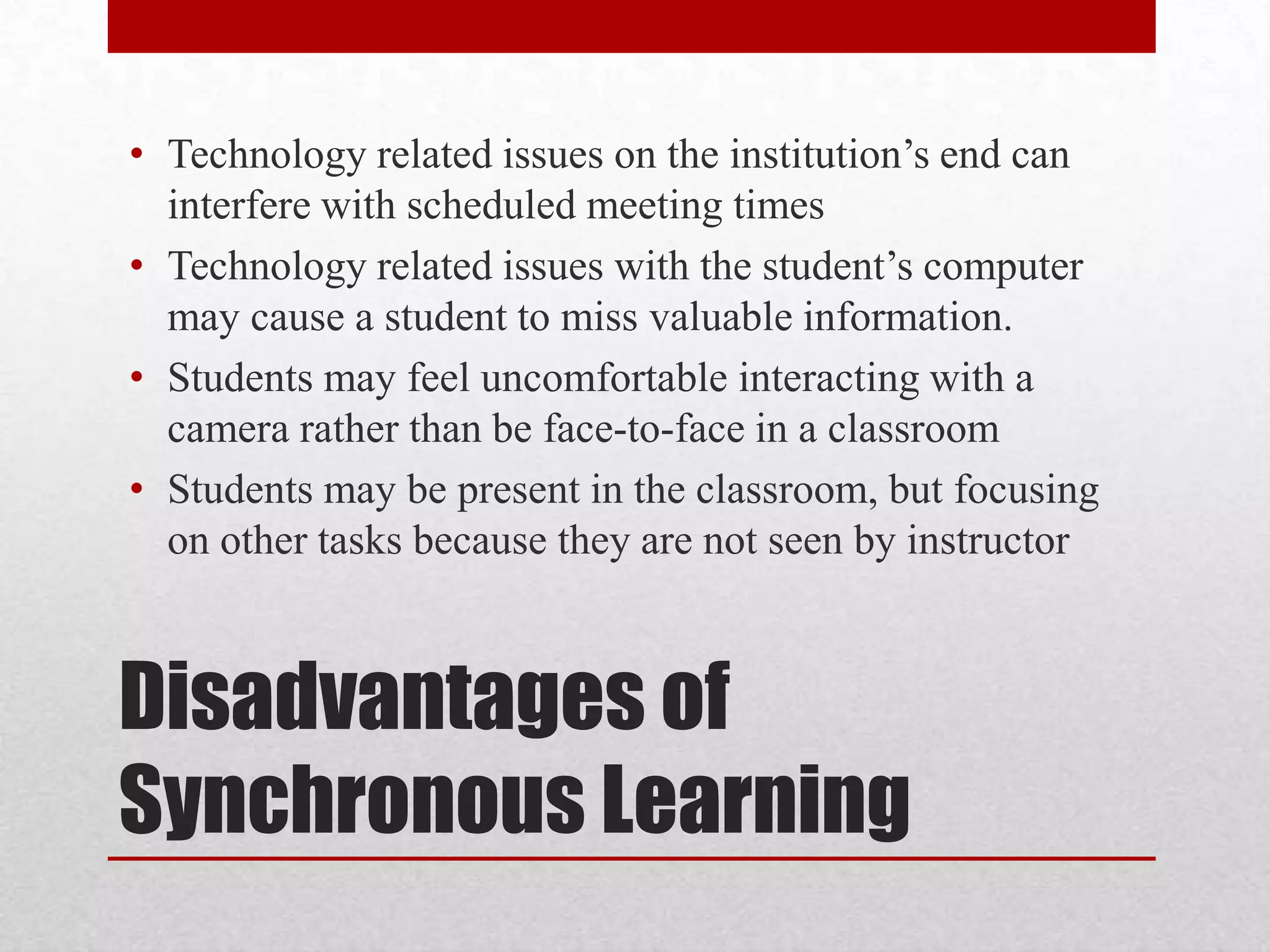 Synchronous learning | PPT
