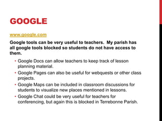 Synchronous learning tools | PPTX | Web Conferencing | Computer ...