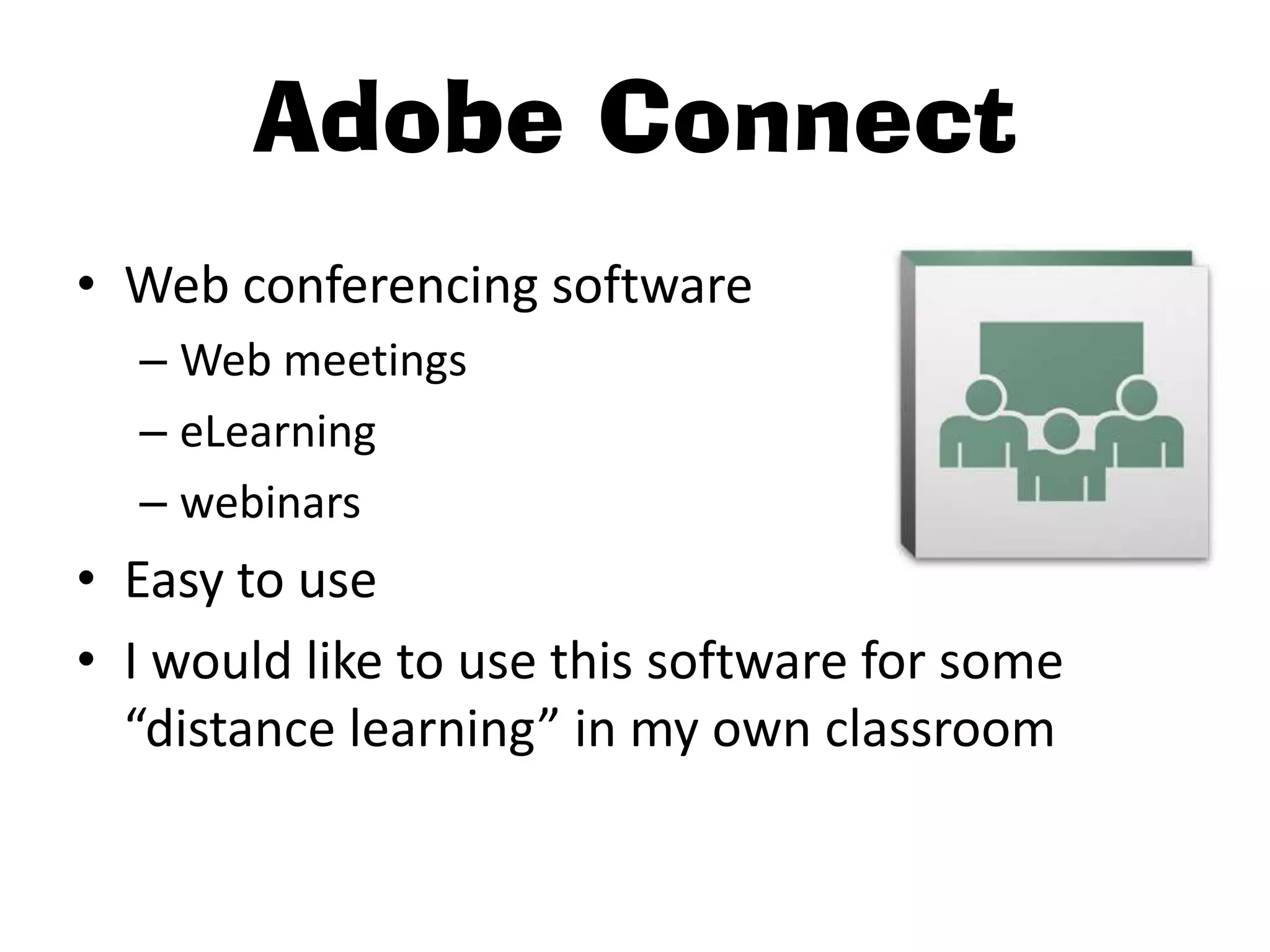 Synchronous Learning Tools | PPTX | Web Conferencing | Computer Software and Applications