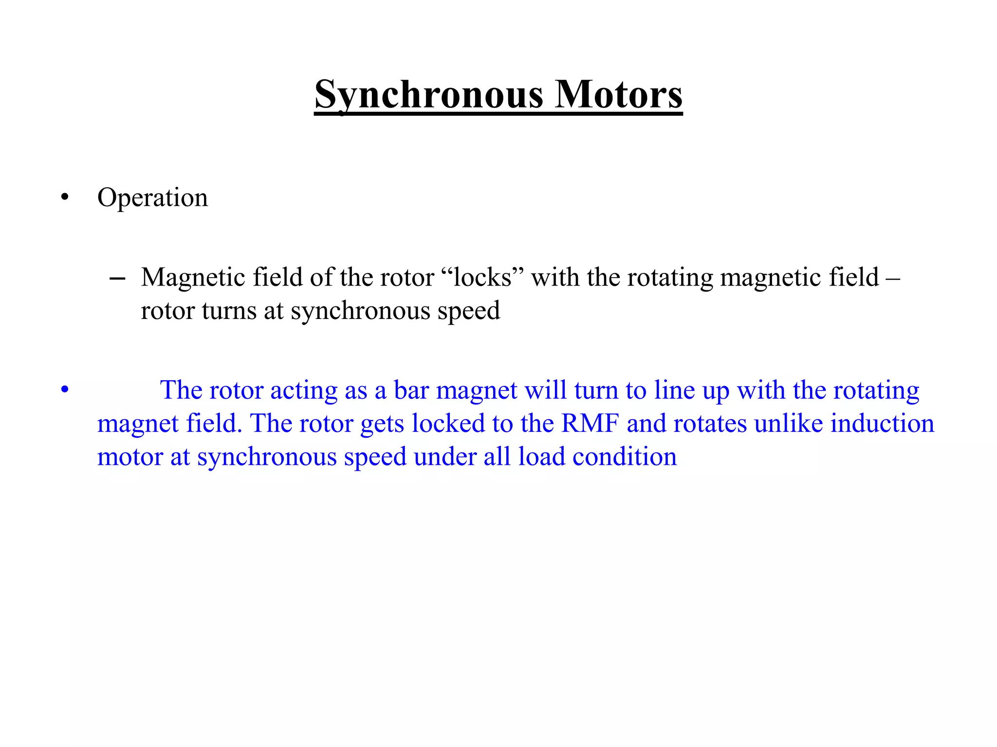 Synchronous machine | PPTX