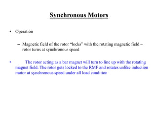 Synchronous machine | PPTX