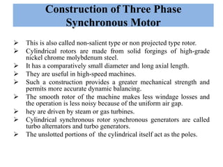 Synchronous machine introduction | PPTX