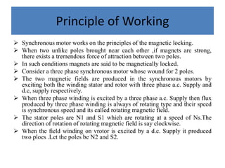 Synchronous machine introduction | PPTX