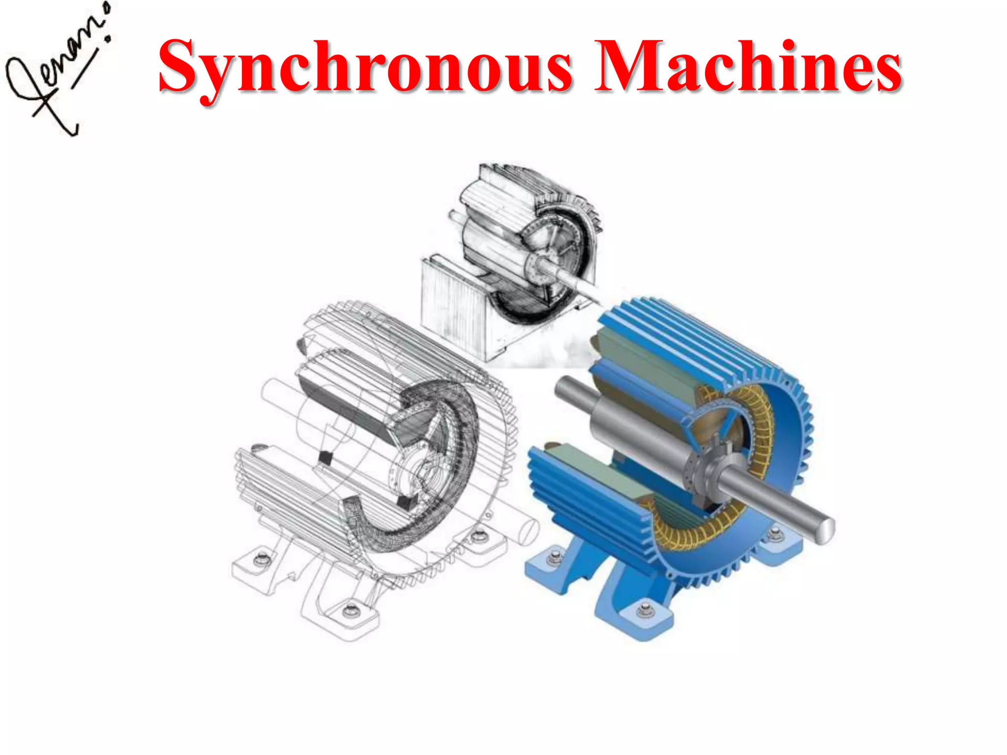 Synchronous machines | PPTX