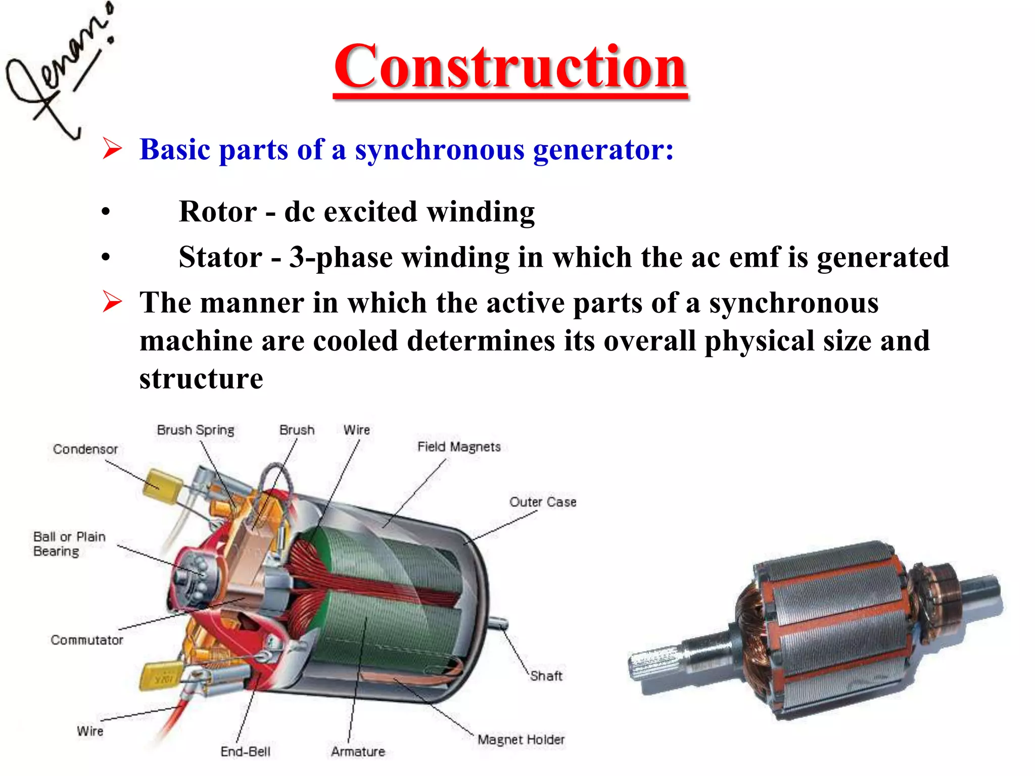 Synchronous machines | PPTX