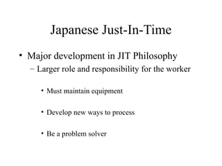 Synchronous Manufacturing System as Part of Manufacturing System | PPT