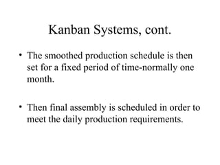 Synchronous Manufacturing System as Part of Manufacturing System | PPT