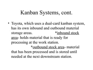 Synchronous Manufacturing System as Part of Manufacturing System | PPT