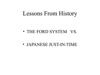 Synchronous Manufacturing System as Part of Manufacturing System | PPT