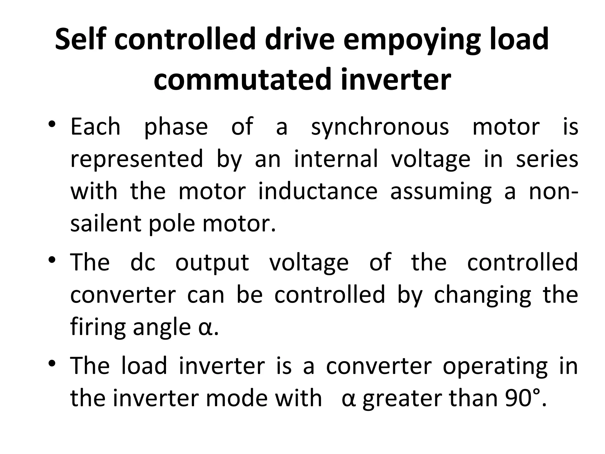 Synchronous motor drive | PPT
