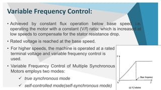 Synchronous motor speed control using electric drives.pptx