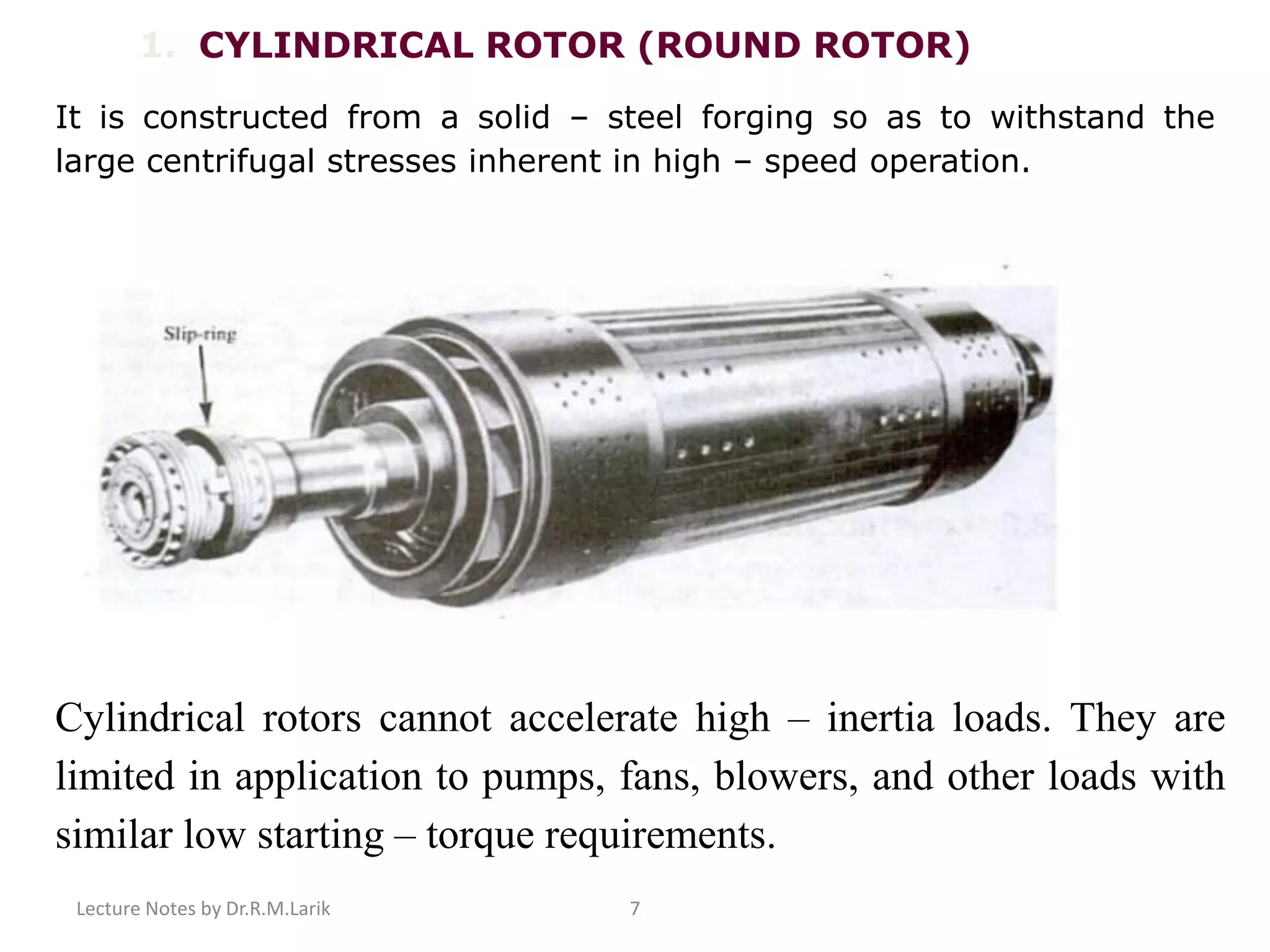 Synchronous motor (working principle) | PDF
