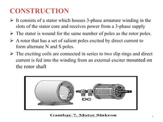 Synchronous motor (working principle) | PDF