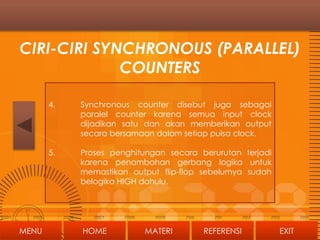 Synchronous (Parallel) Counters | PPTX