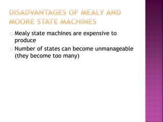Synchronous state machines. Moore and Mealy state machines (FSM) | PPTX