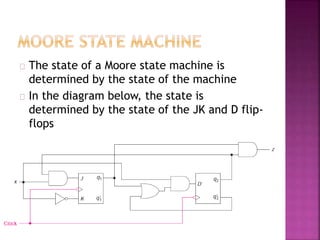 Synchronous state machines. Moore and Mealy state machines (FSM) | PPTX