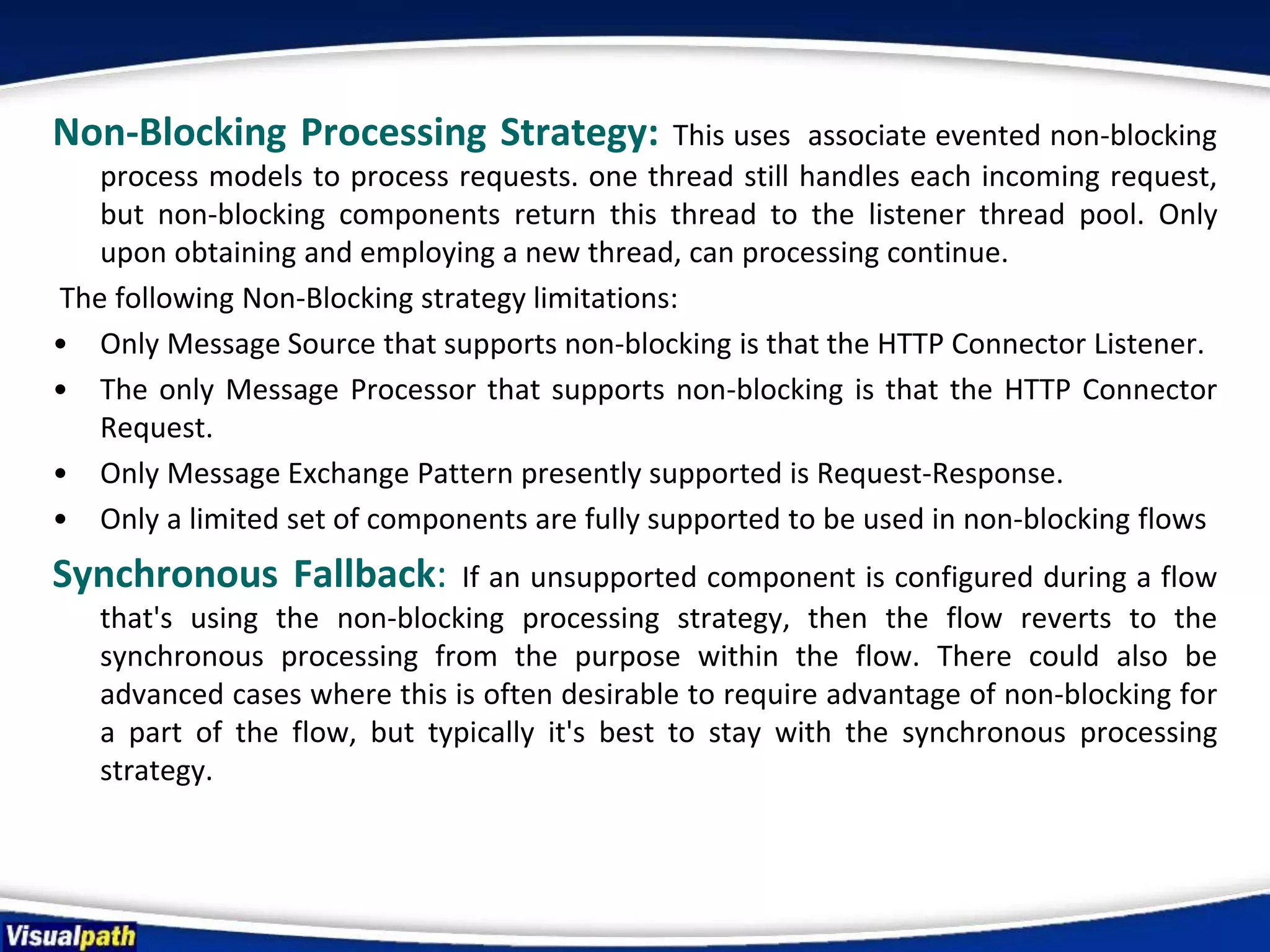 Synchronous verses asynchronous processing strategy in mule esb | PPT Synchronous verses asynchronous processing strategy in mule esb | PPT