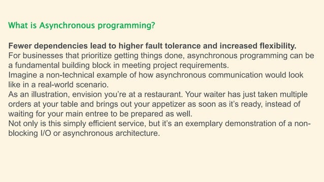 Synchronous Vs Asynchronous Programming Ppt 3293