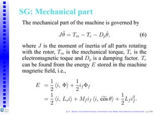 Synchronverters: Inverters that Mimic Synchronous Generators | PDF
