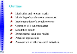 Synchronverters: Inverters that Mimic Synchronous Generators | PDF