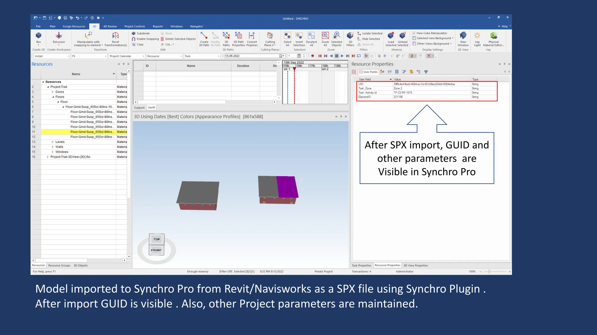 Synchro Pro Presentation for construction | PDF