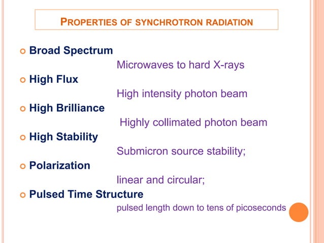 Synchrotron | PPTX | Physics | Science