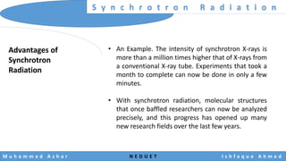 Synchrotron radiation | PPTX